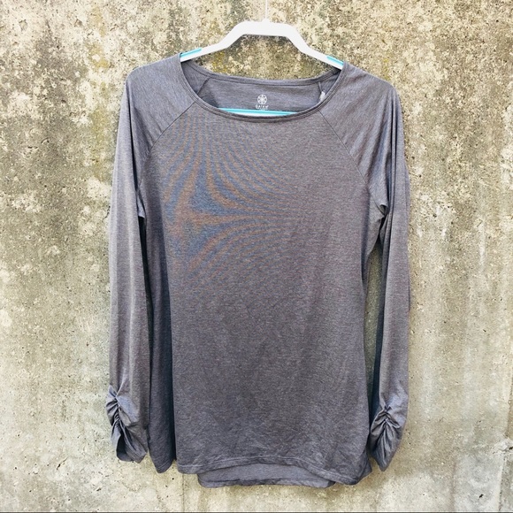 GAIAM | Tops | Gaiam Grey Long Sleeve Shirt | Poshmark